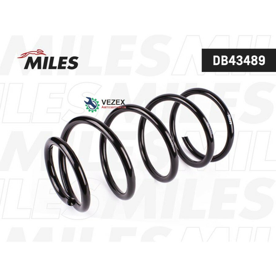 MILES DB43489 Пружина передней подвески CHEVROLET LACETTI 1.8 МКПП 05- (KYB RG3219) DB43489 2шт