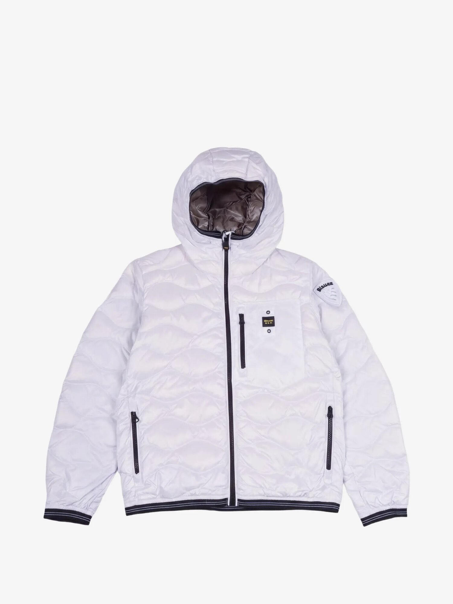 Куртка Quilted zip-up hooded jacket