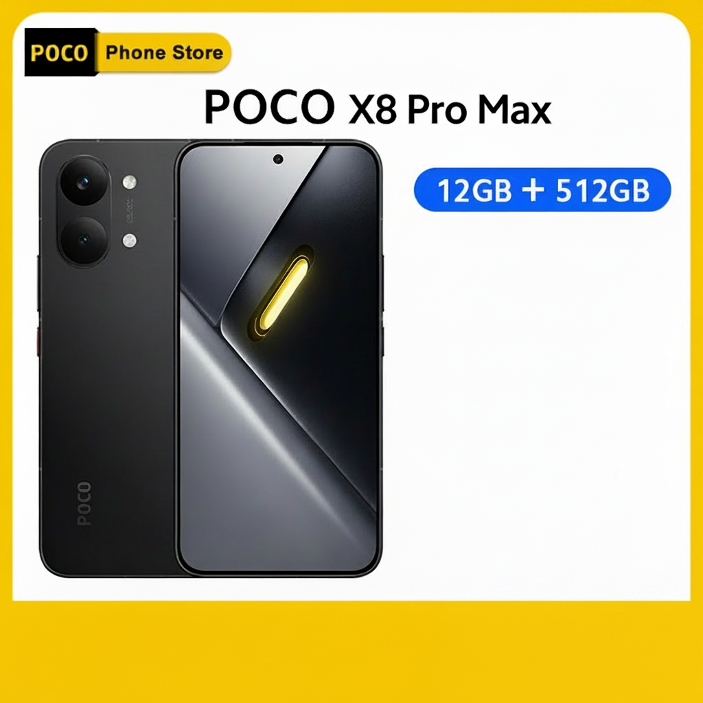 Смартфон Poco X8 Pro Max, 12/512ГБ, global