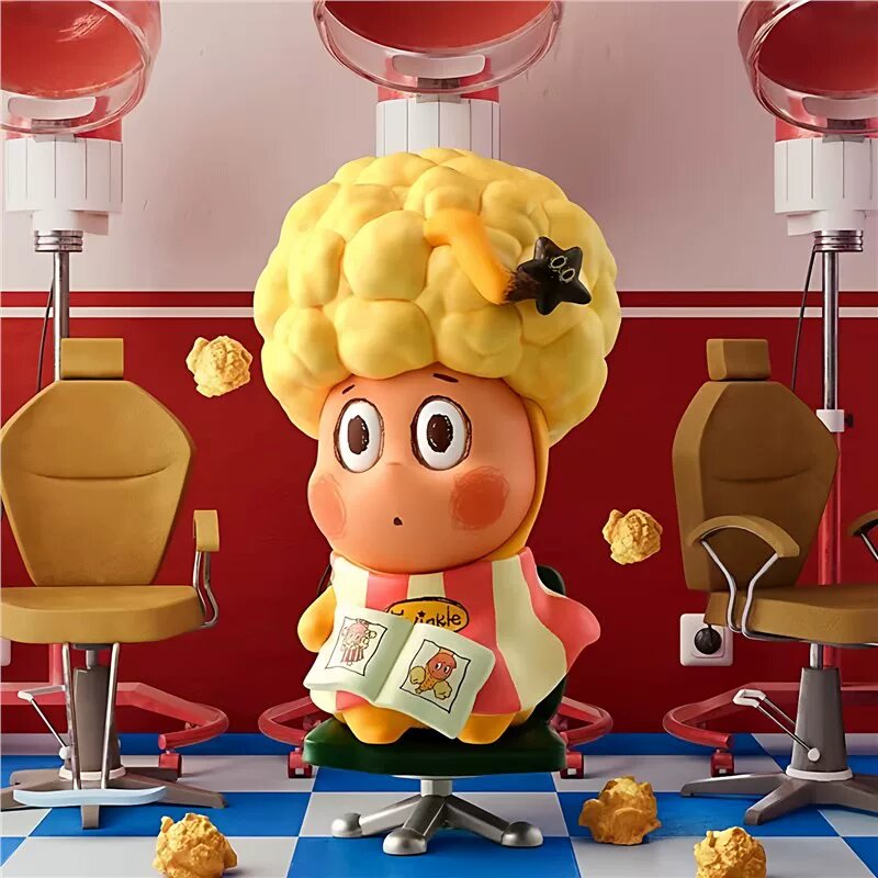POPMART Звезда Людей Фигурка 123 - Стиль Парикмахера Коллекционная Ограниченная Серия Эксклюзивный Элемент