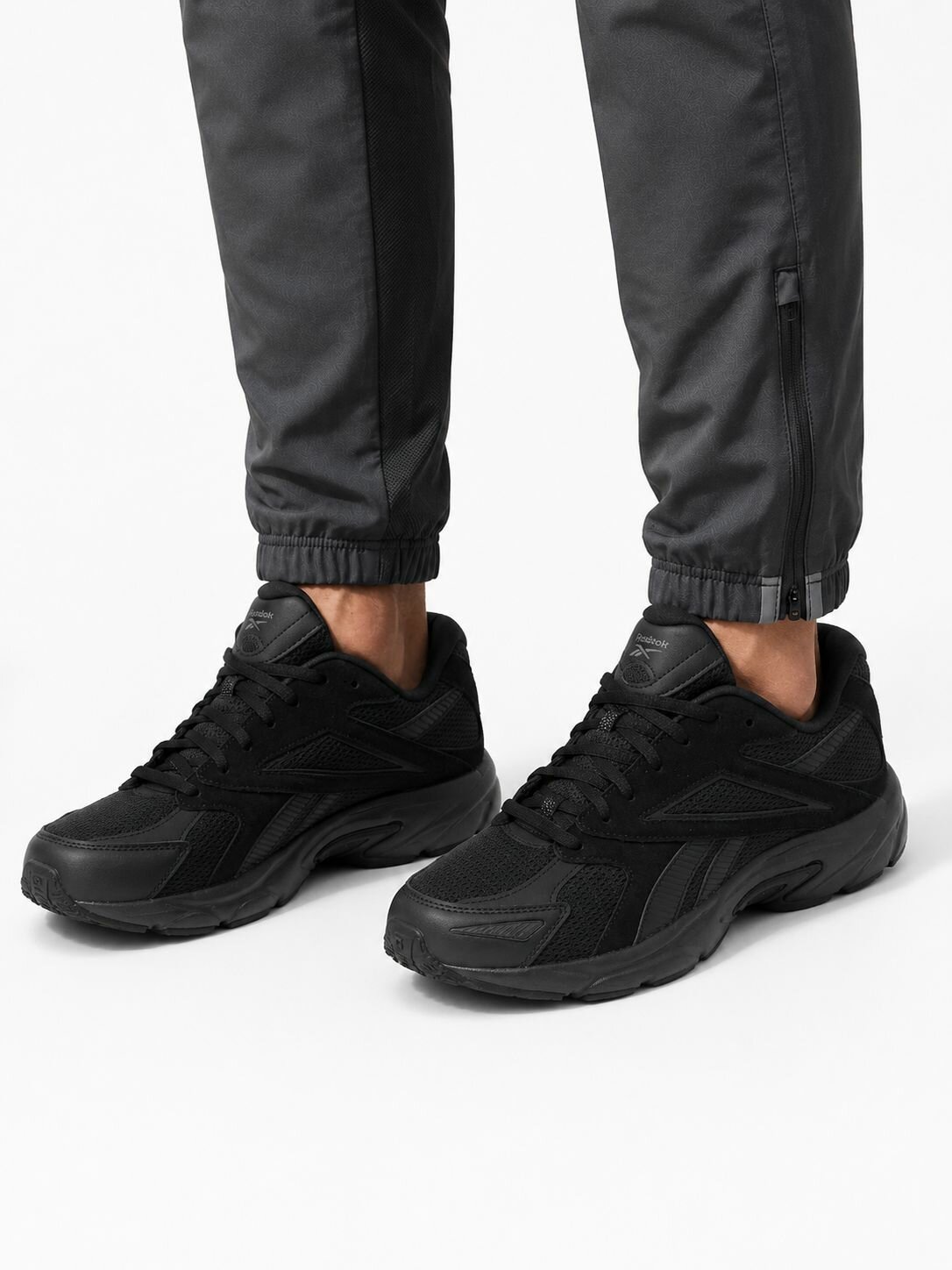 Кроссовки Reebok Road Prime, полнота F, размер 9 US, черный, серый — фото 1