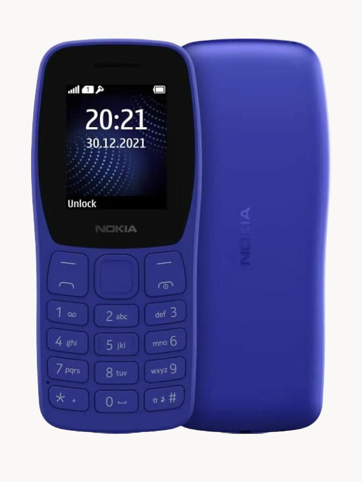 Мобильный телефон Nokia 105 DS TA-1459 синий 2Sim