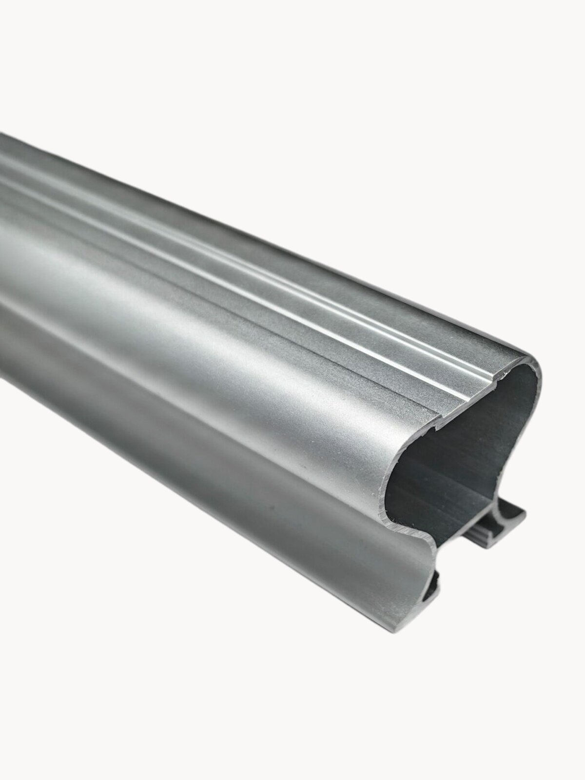 Профиль вертикальный для шкафа купе, комплект- 2 штуки на одну дверь, 2,5 м для лдсп 10 мм, Серебро. Алюминиевый, Усиленный.