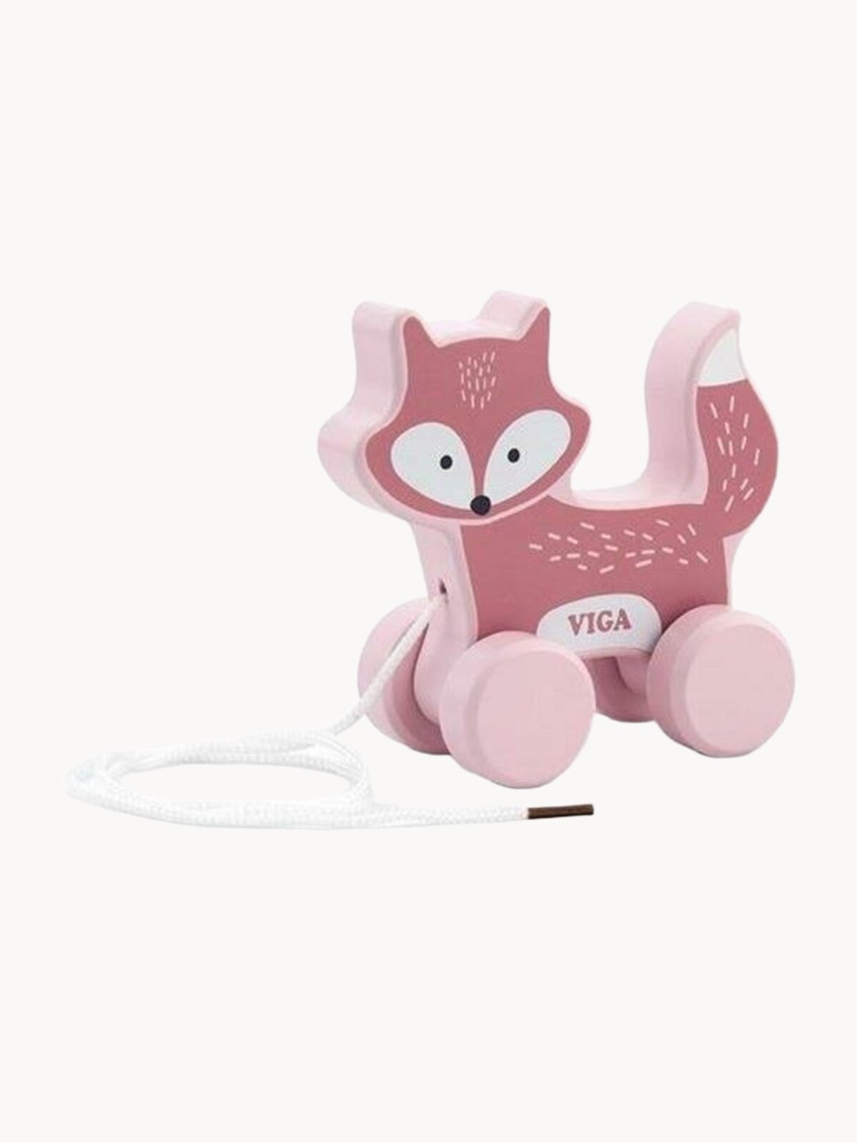 Каталка на веревке Viga Лиса, в коробке 44002