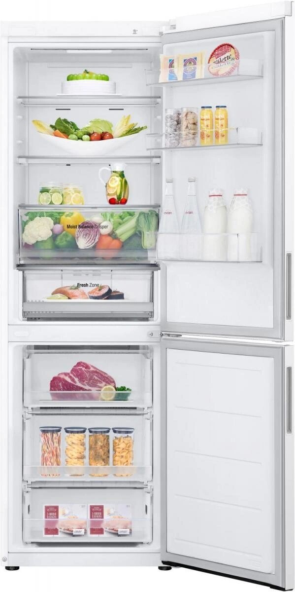 Холодильник LG GC-B459AQQW 2-хкамерн. белый инвертер