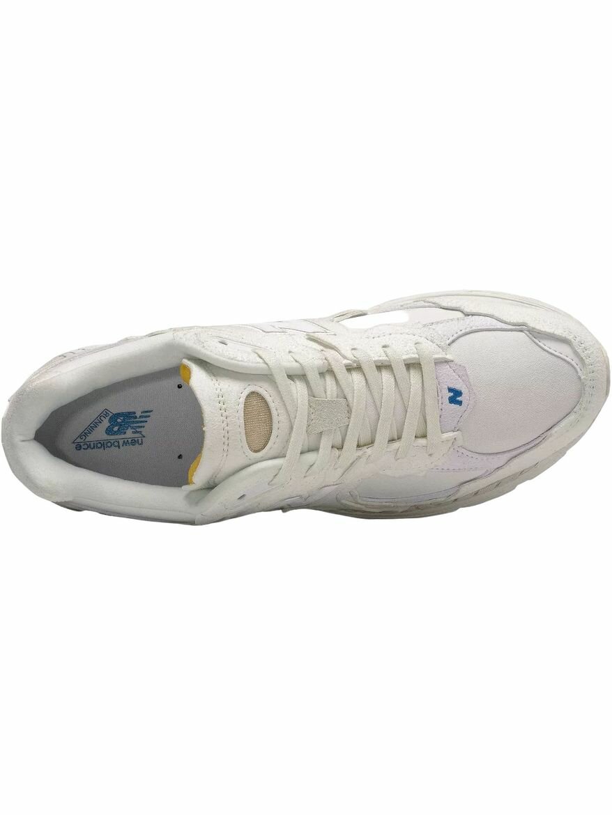 Кроссовки New Balance 2002, полнота F (EU)/ на среднюю стопу, размер 4,5 US, белый — фото 1