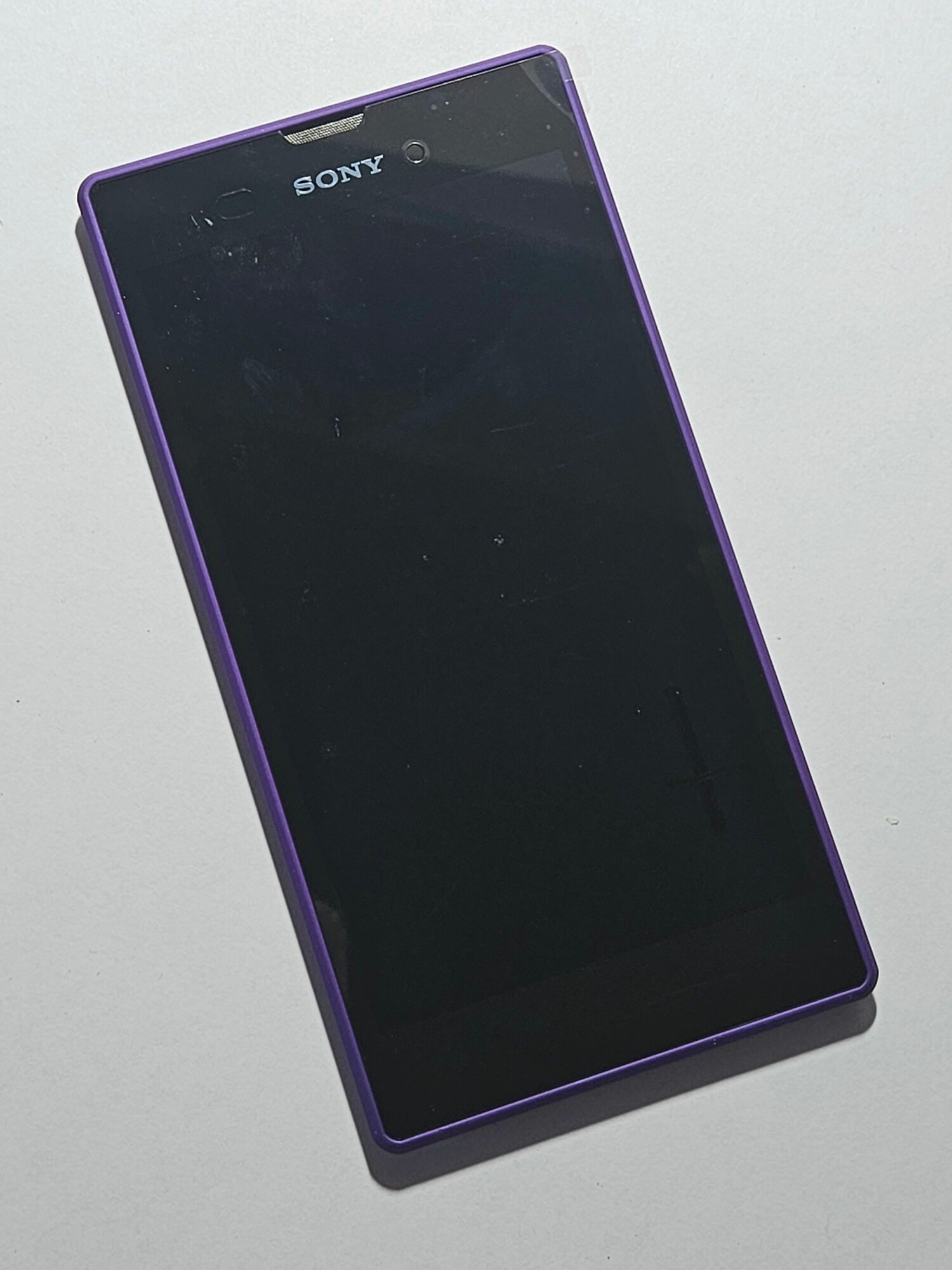 Дисплей для Sony D5103 Xperia T3 (цвет - purple ) в сборе с тачскрином и передней панелью , парт номер F/191GUL0007A оригинал