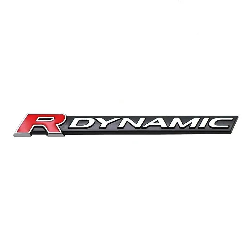 Металлическая эмблема R DYNAMIC для автомобиля, наклейка на боковое крыло или багажник для Land B
