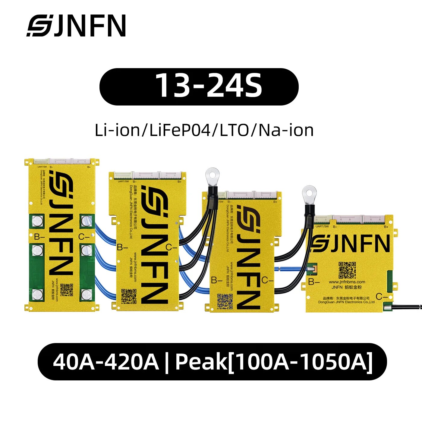 ANT Smart BMS 4-32S 40-420A Bluetooth Балансир аккумулятора 420A(Peak 1050A), 13-24S Smart BMS