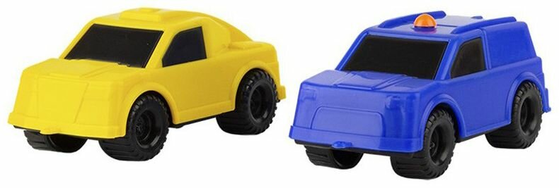 Пластиковая модель Автомобиль "Автомини" для детей, игрушечный транспорт, сюжетно-ролевая игрушка, для игр в песочнице и дома, набор машинок, 2 шт.