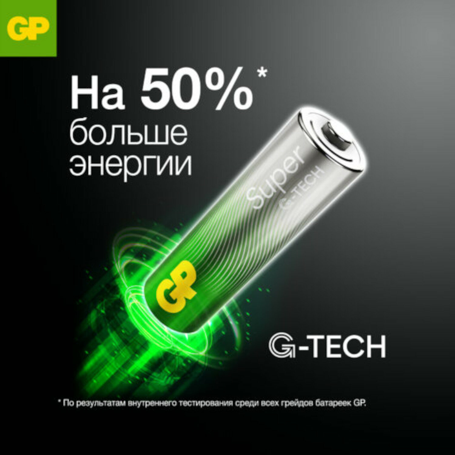 Батарейки GP Super G-Tech ААА 8 шт — фото 1