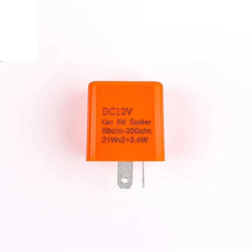 Реле мигалки DC 12V Can PM, 50ohm-200ohm, 21W+3.4W, оранжевый