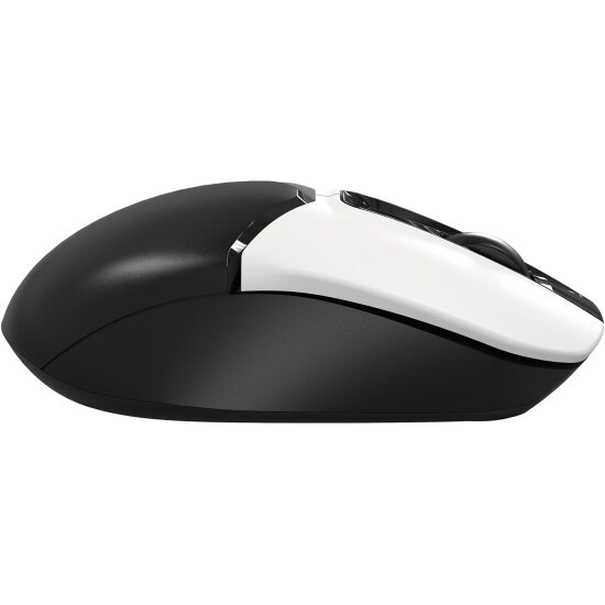 Мышь A4TECH Fstyler FG12C Panda белый/черный оптическая silent USB (1454159)