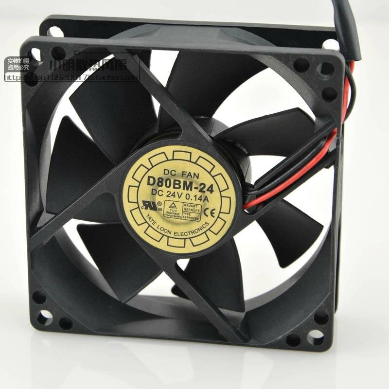 Free Delivery. 8025 D80BM – 24 24 v 0.14 A double ball conversion Вентилятор охлаждения 80 * 80 * 25 mm