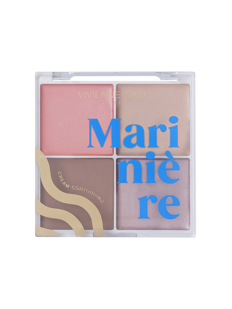 Палетка для скульптурирования VIVIENNE SABO MARINIERE PALETTE CONTOURING кремовая тон 01