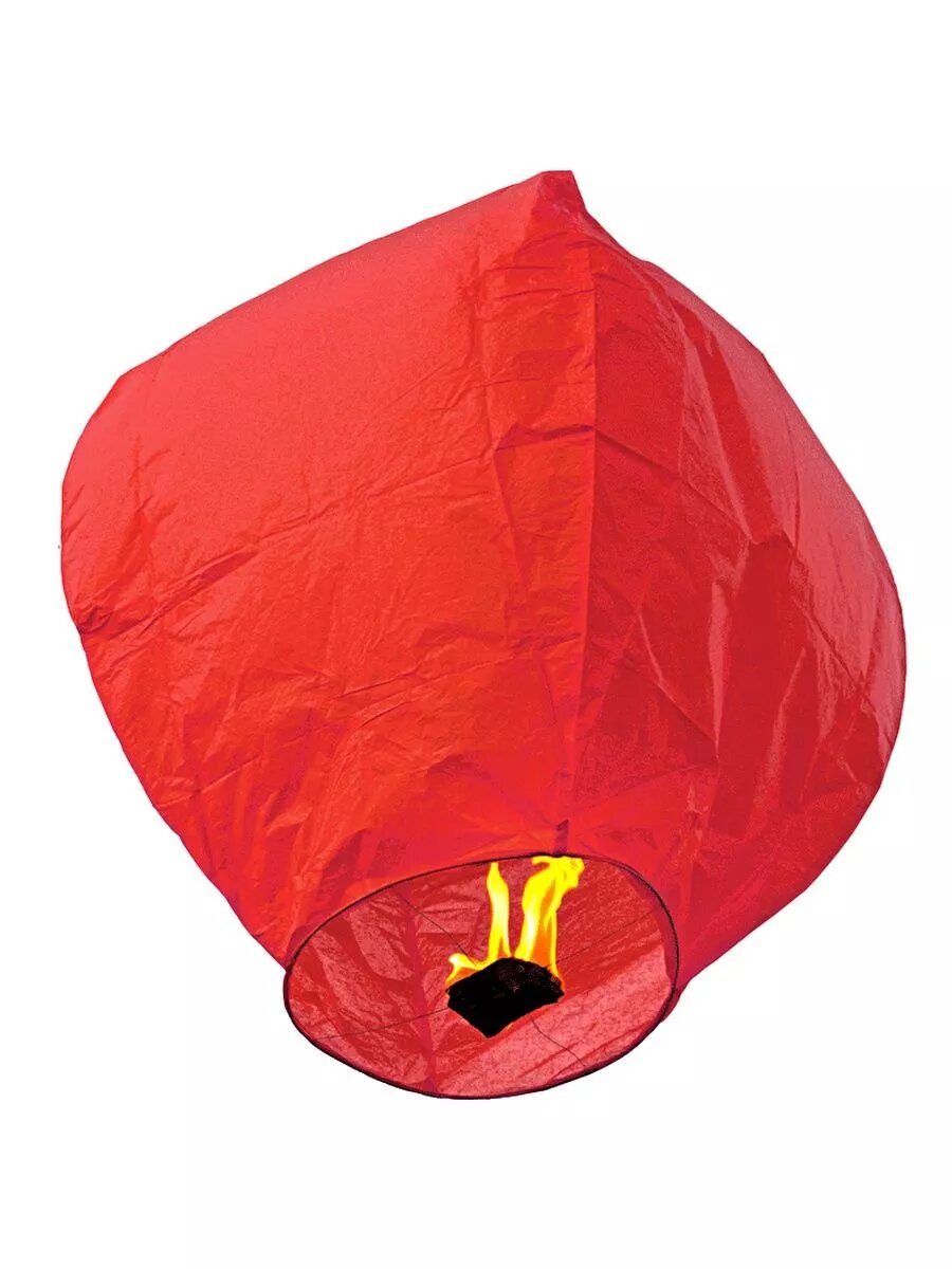 Небесный фонарик Красный, 85*78*31 см, 1 шт. / Веселый праздник