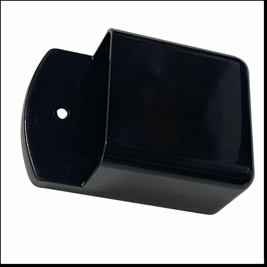 Держатель для пульта ДУ, самоклеящийся, пластик, черный, 6.3x10 см, 1 шт