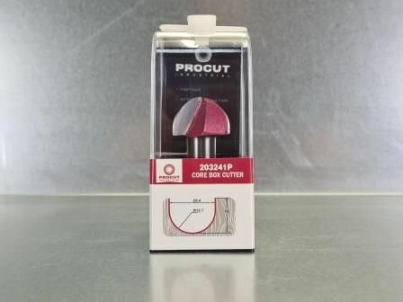 Фреза галтельная 19,05 мм (проф. серия) Z 2 R 12.7 D 25.4x19.05x60 S 12 PROCUT