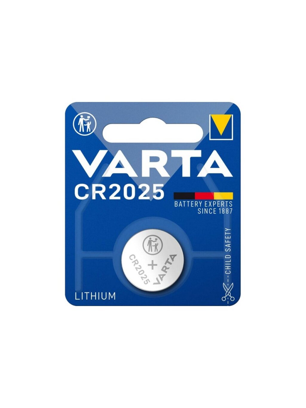 Батерейка литиевая Varta CR2025 3V в блистере 1 шт
