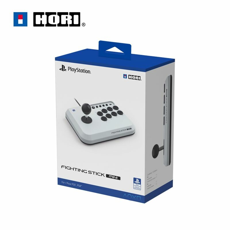 HORI Fighting Stick Mini для PS5, PS4 и ПК - Официально лицензирован Sony/SPF-038