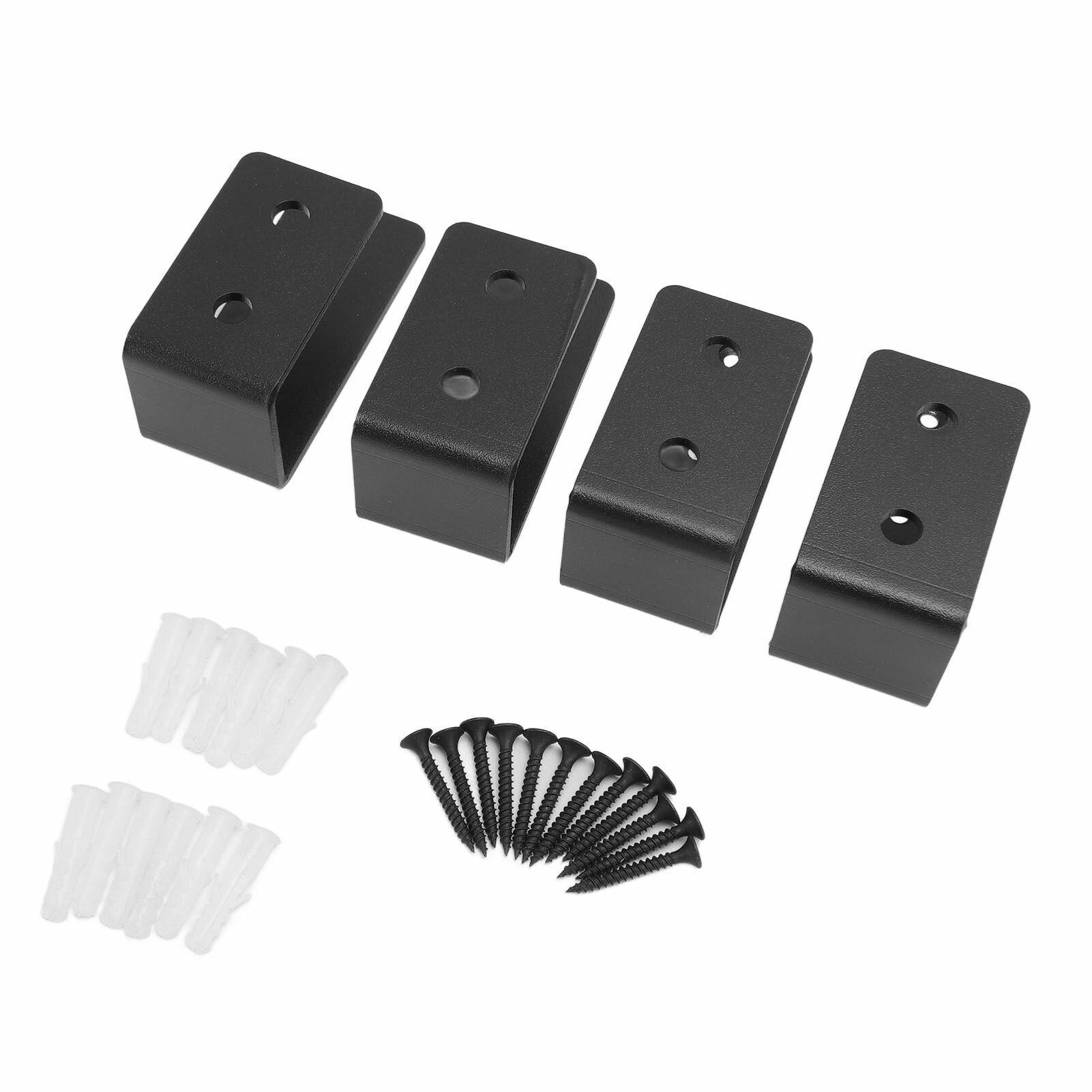 4 стальных Uобразных кронштейна для защиты дверей сарая