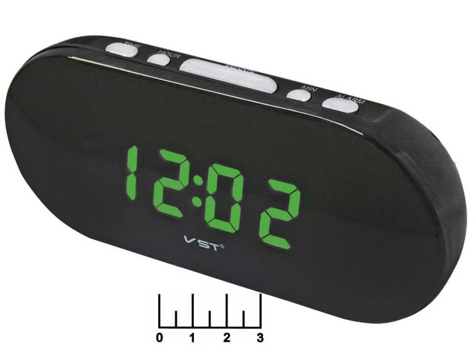 Часы цифровые VST-715-2 зеленые