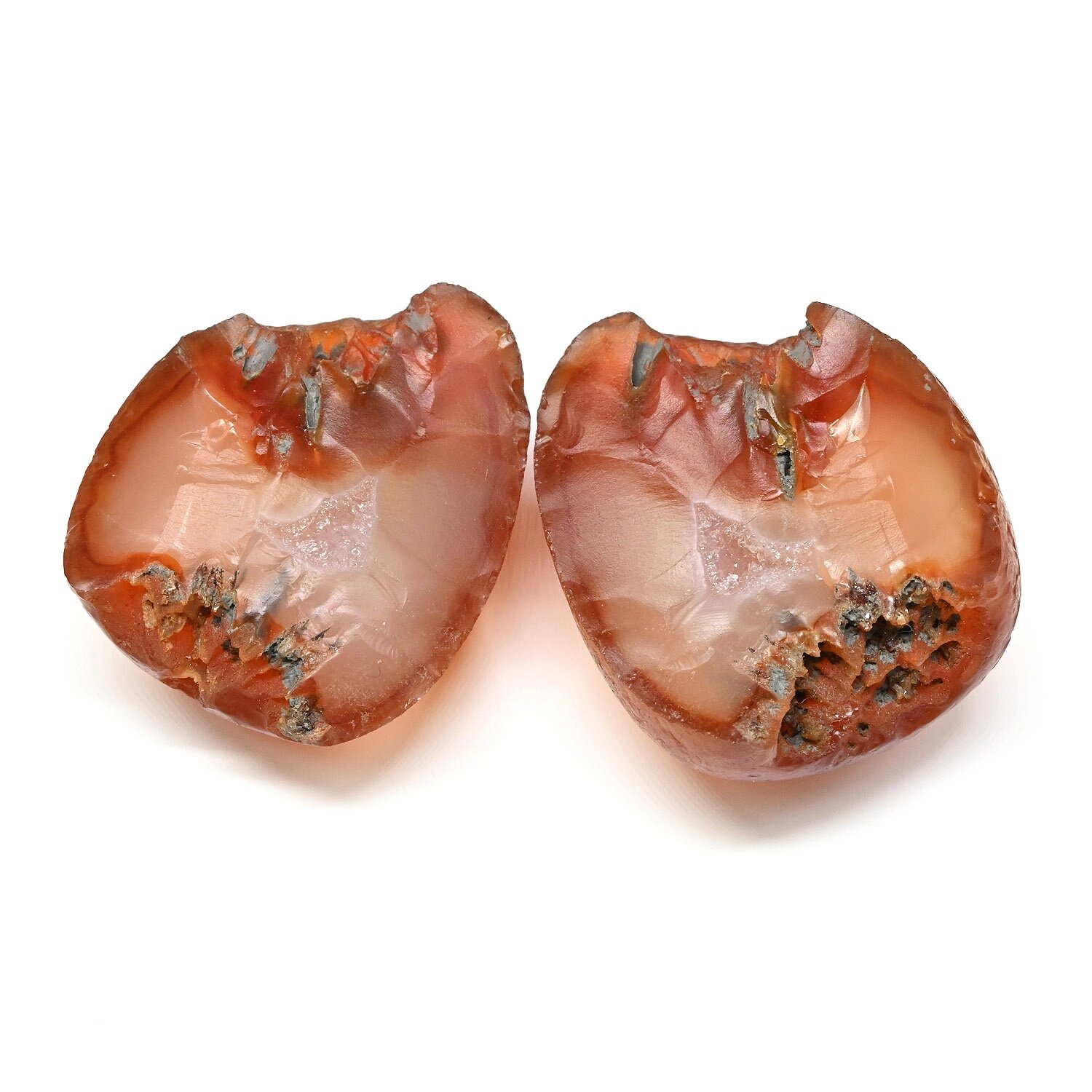 Минерал агат Гоби пара 35*29*29мм .