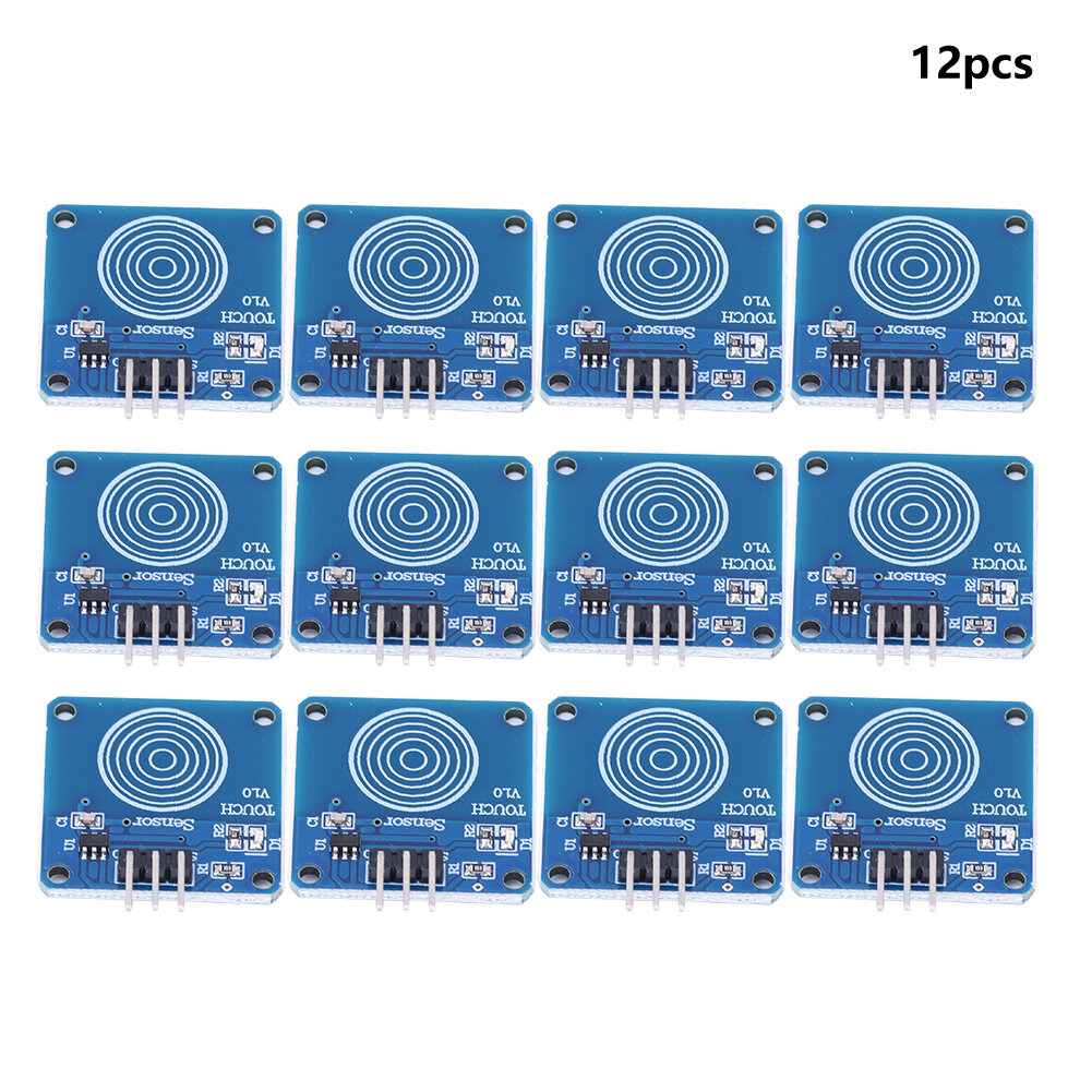 12pcs TTP223B Цифровой сенсор датчик емкостный сенсорный сенсорный