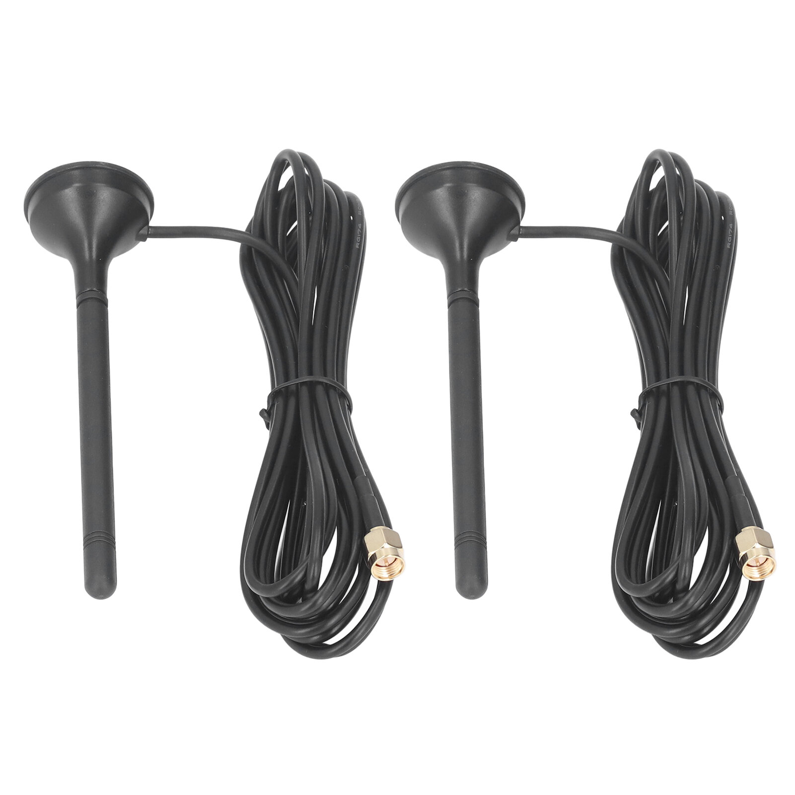 2 шт. антенна на присоске с высоким коэффициентом усиления 2,4G 3dbi Водонепроницаемая антенна с разъемом SMA для беспроводного модуля маршрутизатора