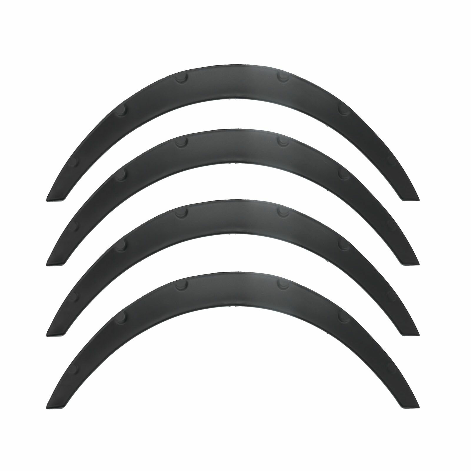 4 шт. Защитная накладка на бровь колеса, гибкая, полипропиленовая, расширенная, декоративная, универсальная для автомобиля, 80 мм / 3,1 дюйма
