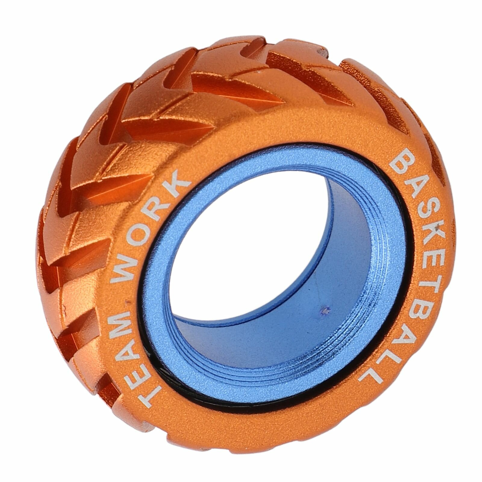 Кольцо для снятия стресса с тактильным слайдером, двуцветное, металлическое, для людей с ADHD и аутизмом, карманный размер