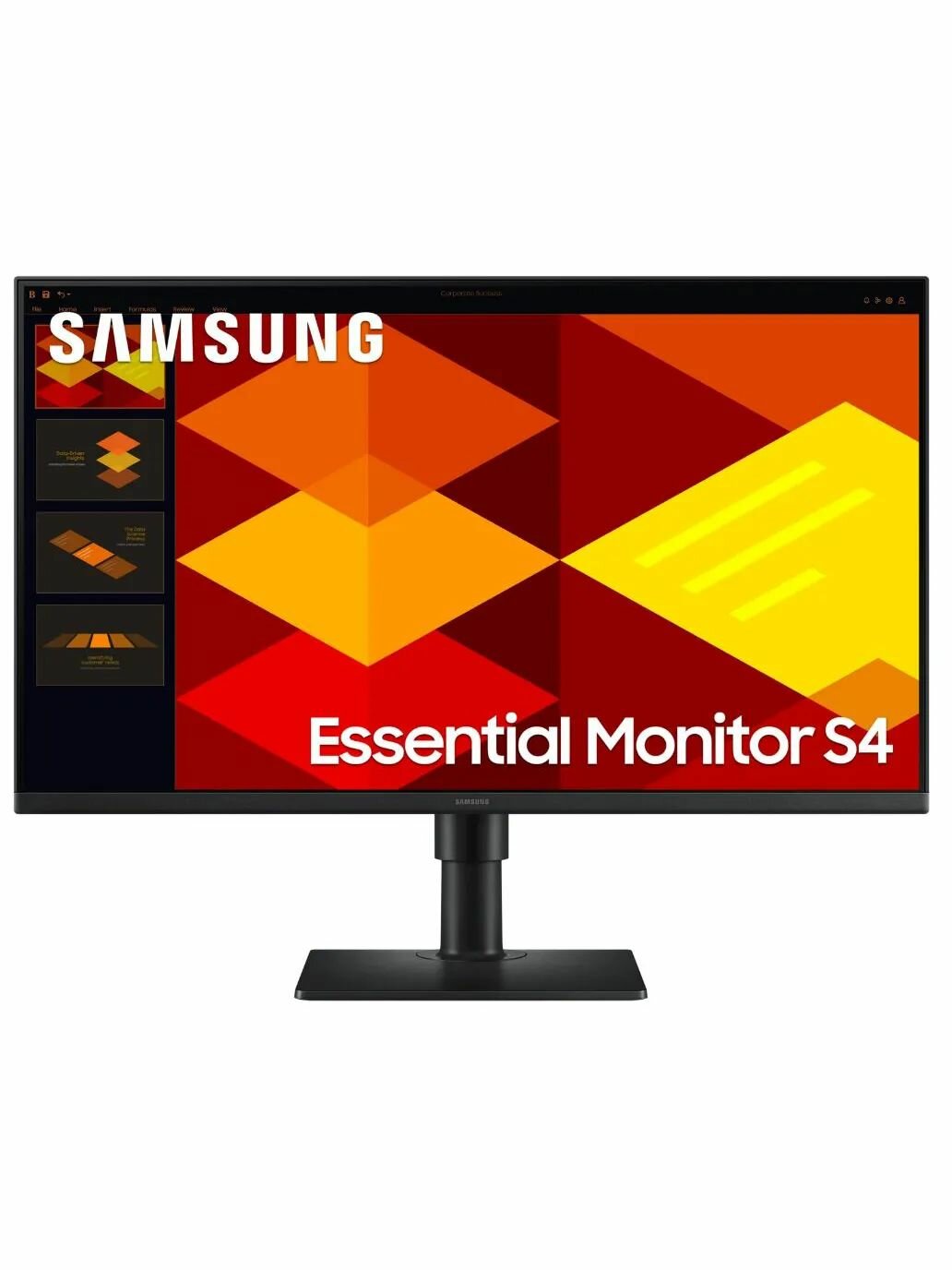 Монитор 27" Samsung, Essential S4 S40GD S27D400GAI, IPS, 100Гц, 16:9, Черный