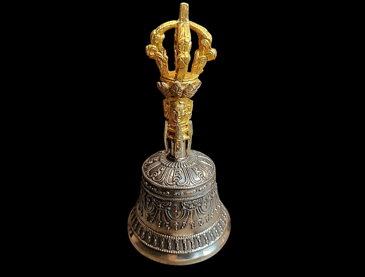 Тибетский колокольчик и ваджра - 9 см