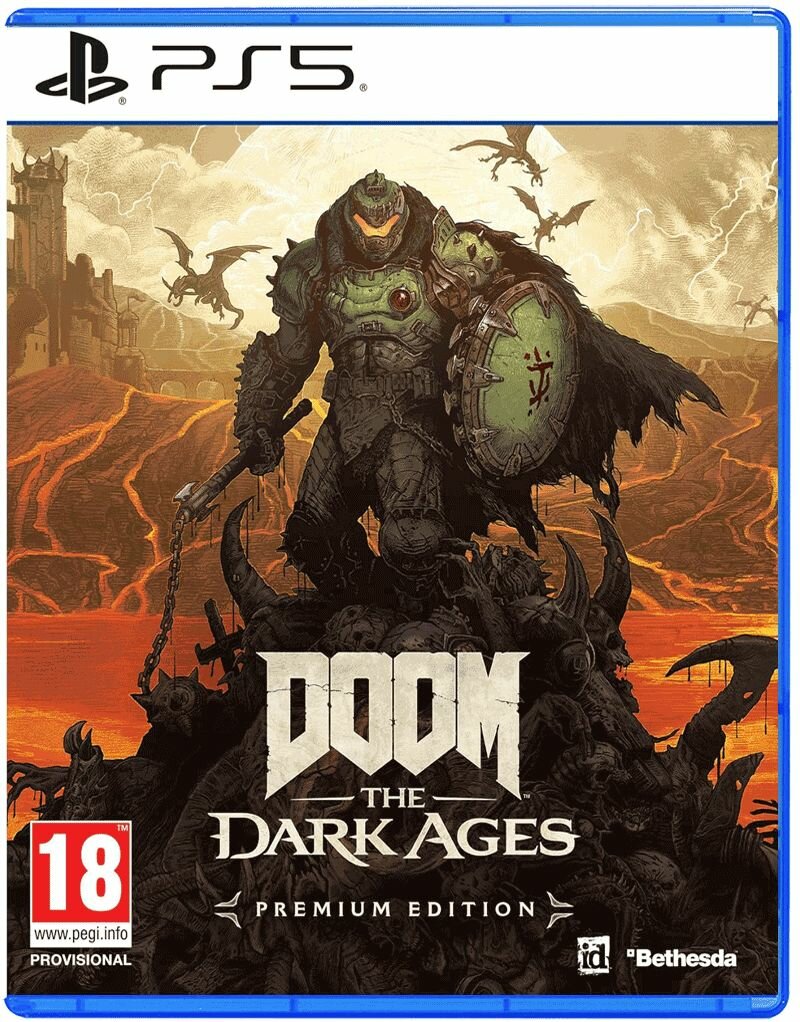 Игра DOOM: The Dark Ages Premium Edition, для Ps5, Blu-ray , Русская версия