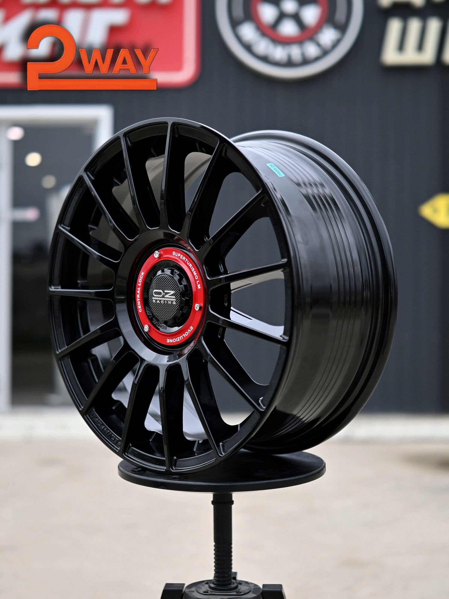 Taigiro Топ дизайн Колесный диск Литой R17 O.Z Superturismo Стиль 7.5J ET38 5*112 Черный