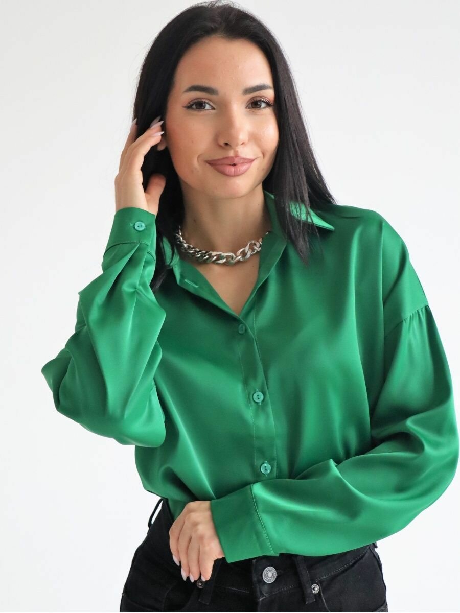 Рубашка атласная