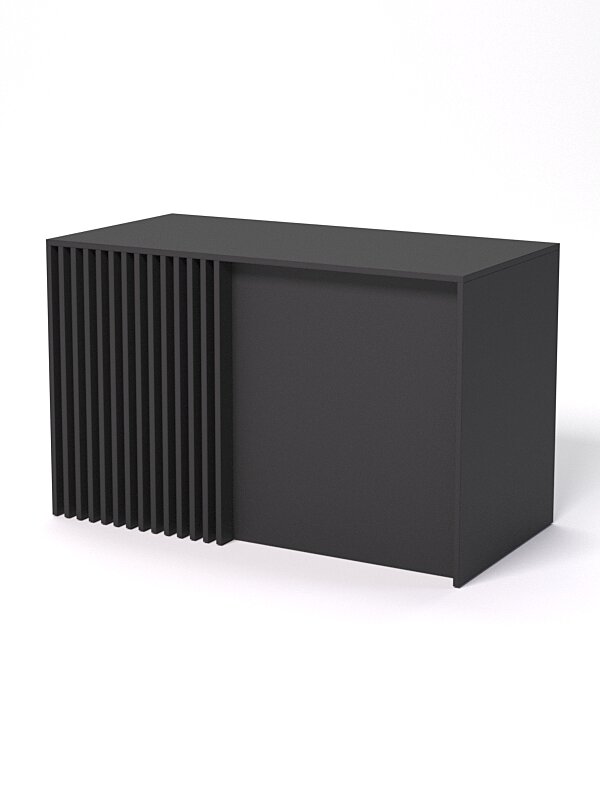 Стол руководителя №7, Черный. Производитель товара - компания Westcom.