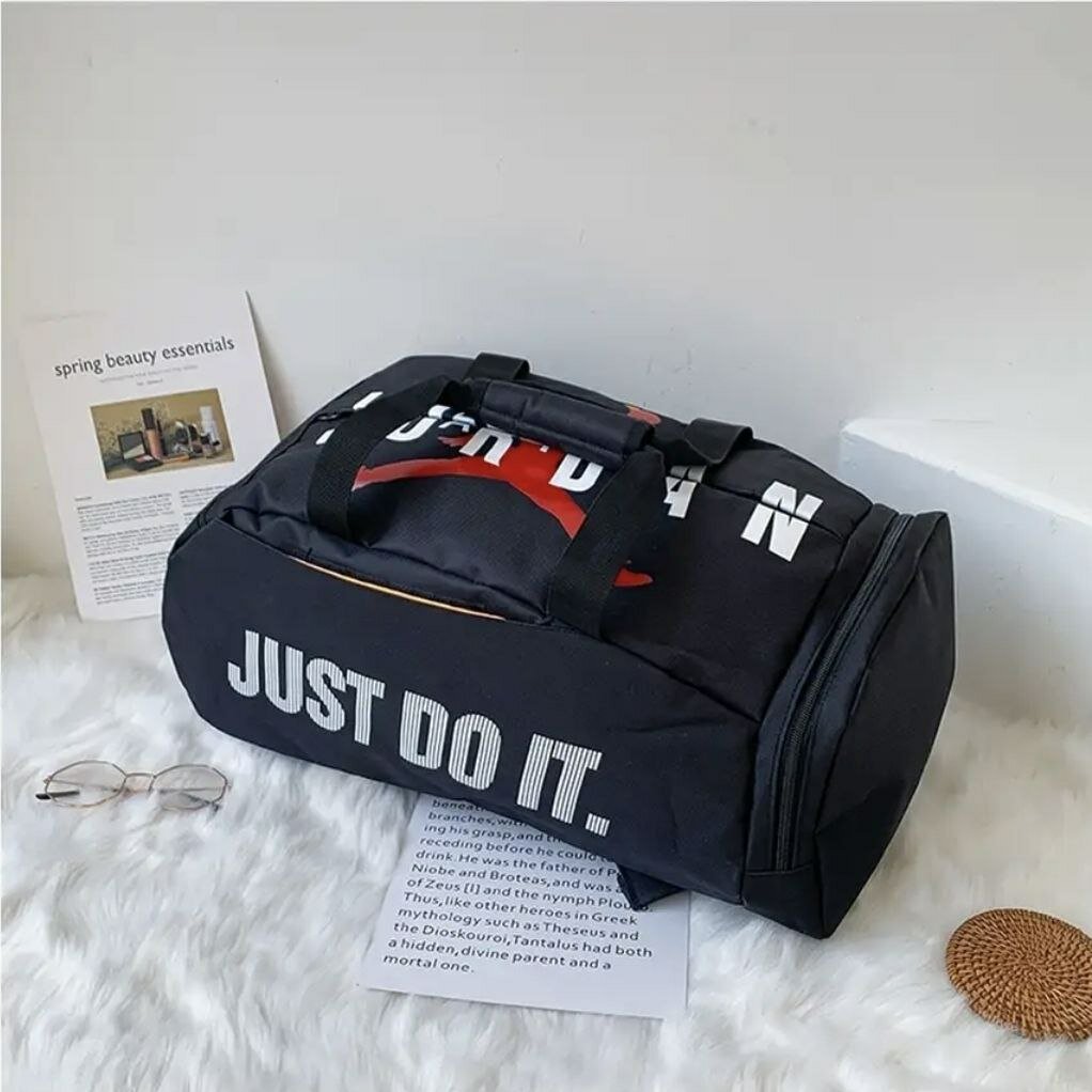 Сумка-рюкзак трансформер черный универсальный, городской, для учебы, работы, спорта/тренировок, поездок и путешествий, 51х26х26см, мужской/женский