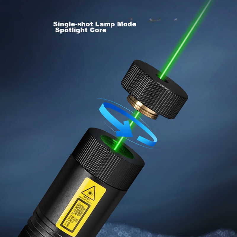 Deli Long-Range Laser Pointer, Green Light, Rechargeable Laser Light, Cat Teaser, Property Sales Sand Tray Pointer, Teaching Pointer — фото 1
