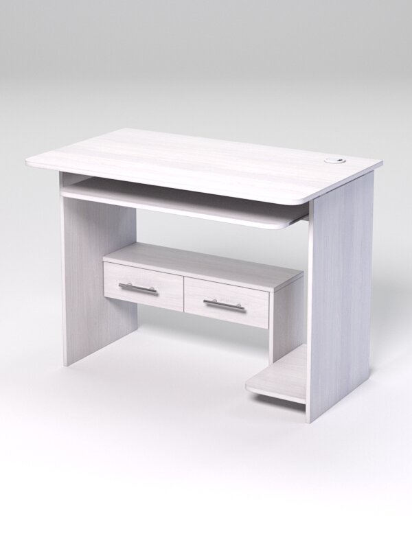 Компьютерный стол "менеджер" №26, Ясень Анкор U31104. Производитель товара - компания Westcom.