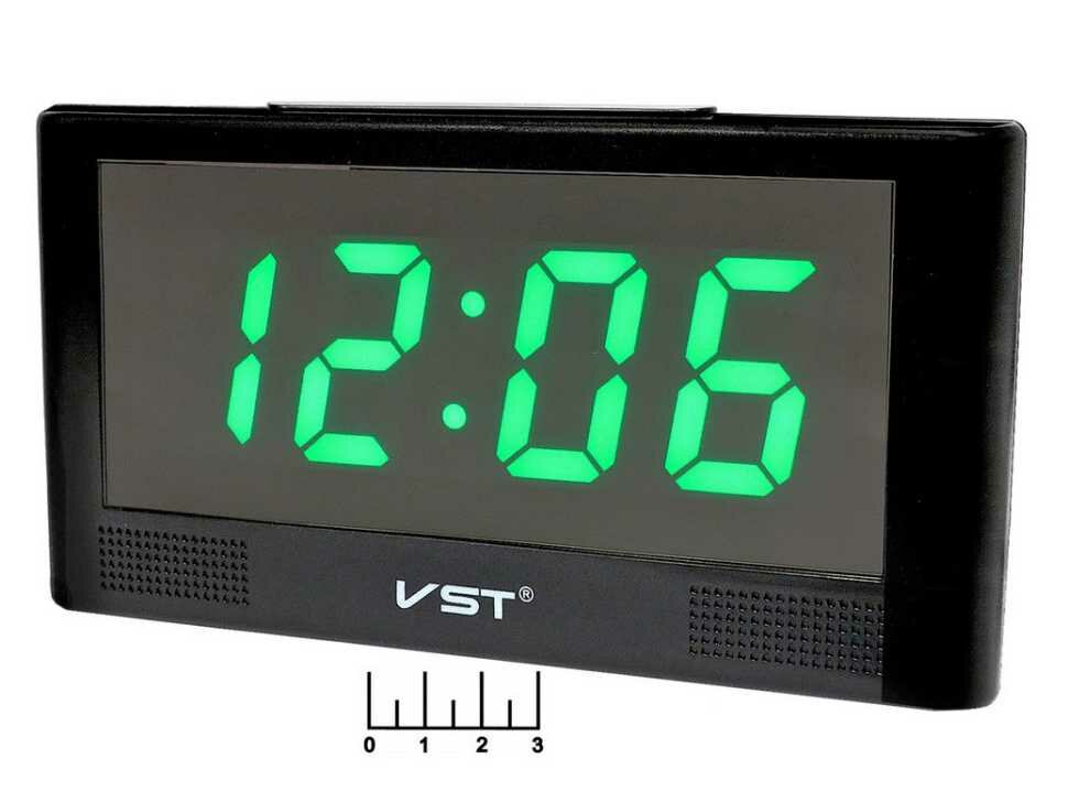 Часы цифровые VST-732-4 зеленые