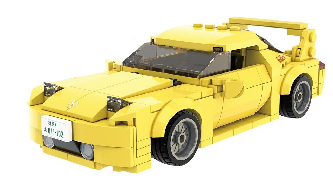 Конструктор CADA автомобиль Тойота Toyota AE86 TRUENO 1/12 (1324 детали), C61024W