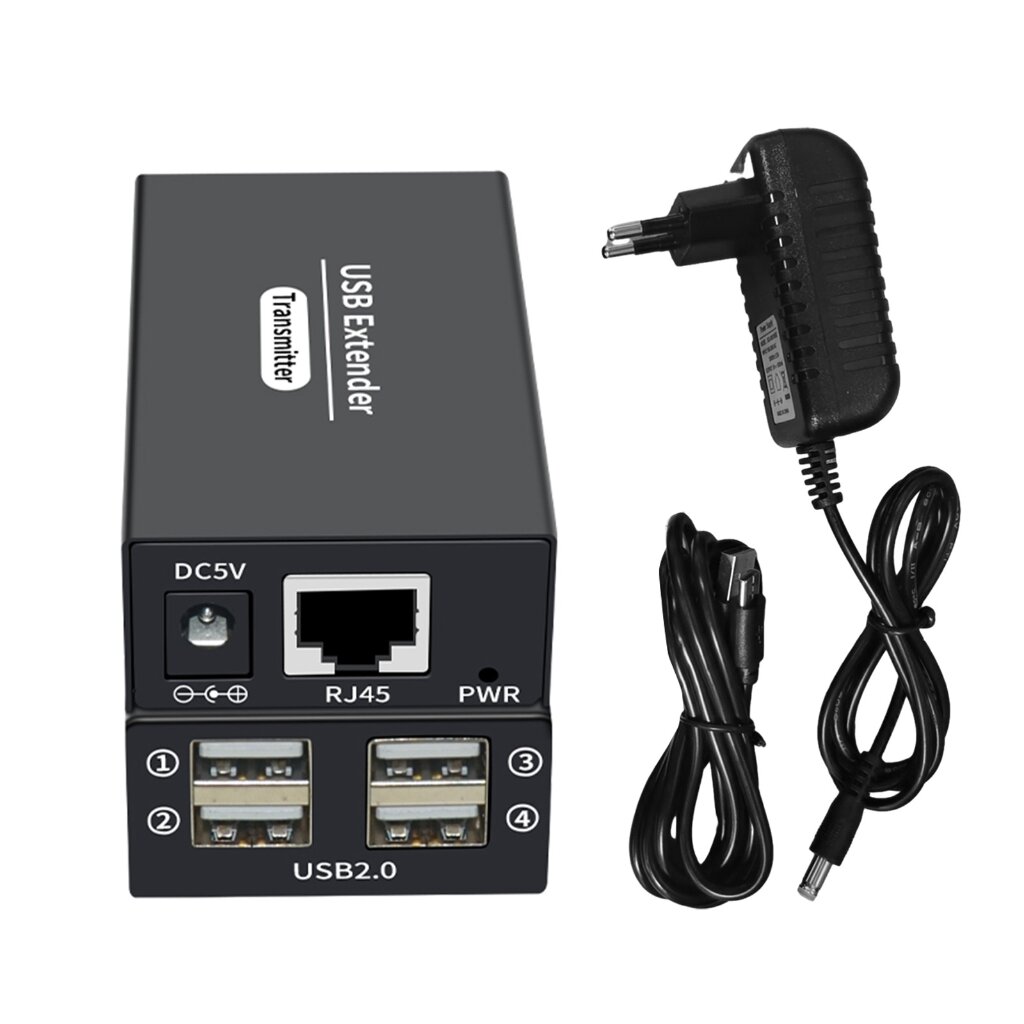 USB-удлинитель 4 порта, до 200 м