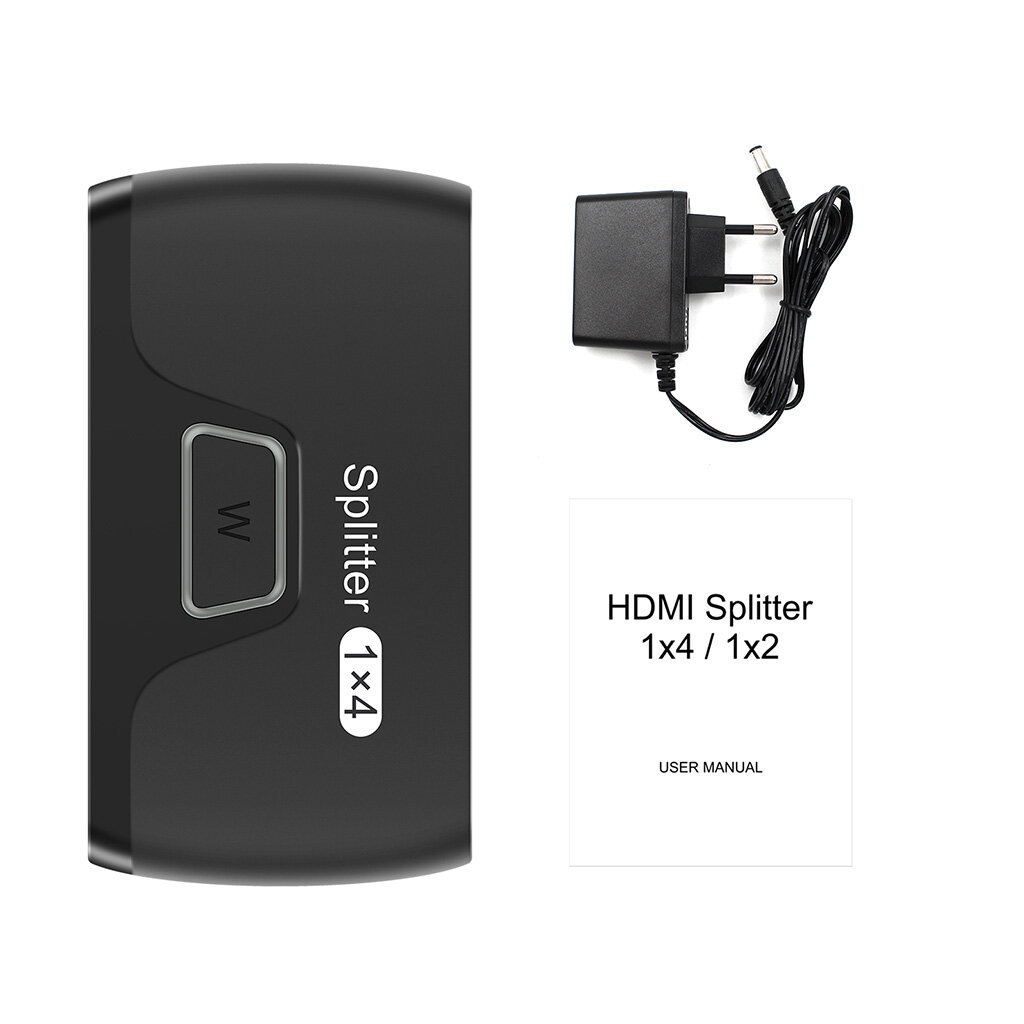Адаптер для Видеомонитора 4K 30hz, совместимый с HDMI, 1 В 4 Выхода