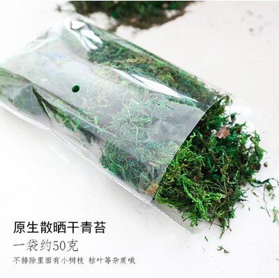 Набор для озеленения, натуральный мох, искусственный камень, кокосовый шелк