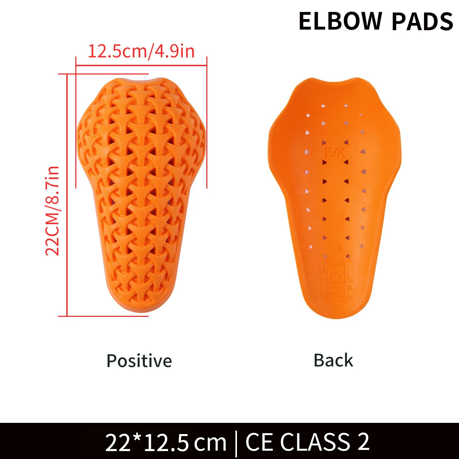 Наколенники мотоэкипировки WOSAWE, 22*12.5 см, CE Class 2