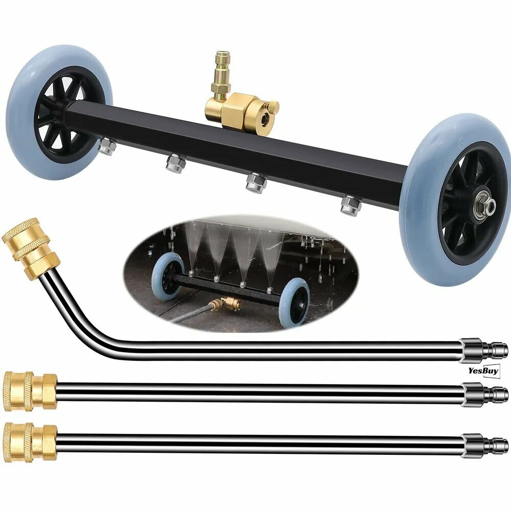 Грязевая фреза Аксессуар для 1/4 быстросъем -насадка 0.9 метр для Под автомобилем, чистки радиаторов, емкостей, труднодоступных мест