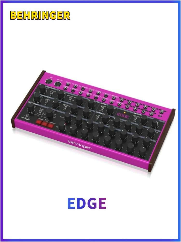 Behringer EDGE Полумодульный перкуссионный настольный аранжировщик Аналоговый синтезатор