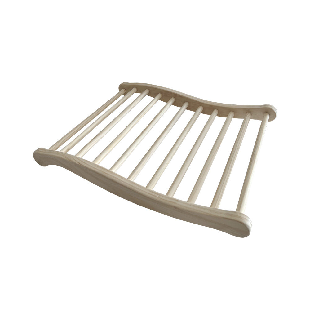 Подголовник 480*380*70мм для бани и сауны (деревянный) Паромакс