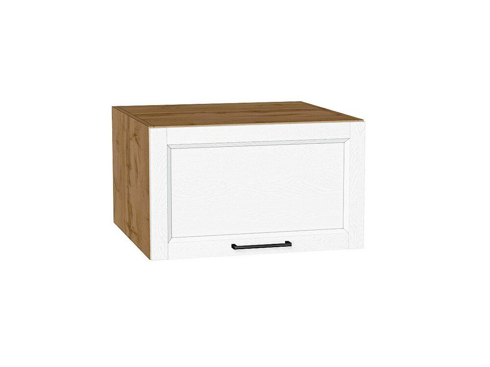VVT Шкаф верхний горизонтальный глубокий Сканди Дуб Вотан, White Silkwood, 600